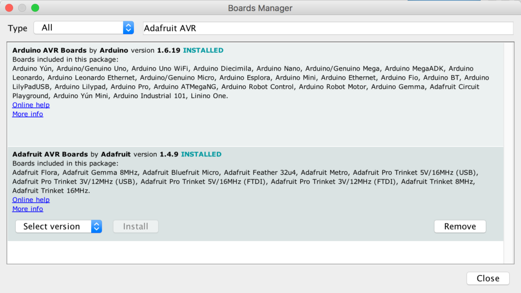 Adafruit Pro Trinket 5V への Arduino IDE からの USB 接続書き込み設定 - lunaticsol